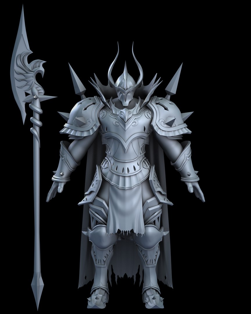3D Model Knight Boss - TurboSquid 1154261