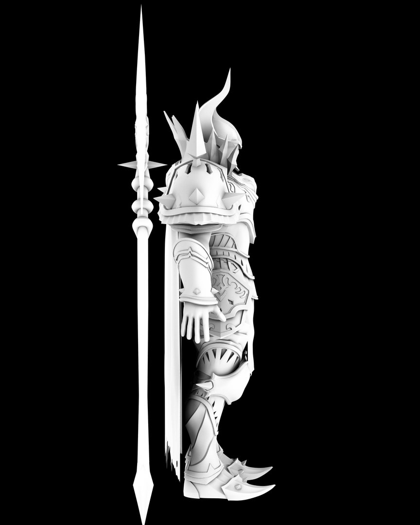 3D Model Knight Boss - TurboSquid 1154261