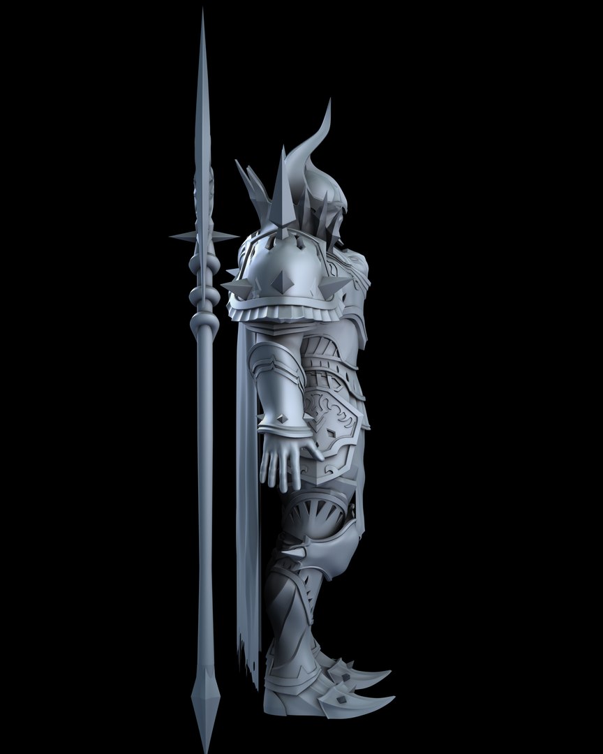 3D Model Knight Boss - TurboSquid 1154261