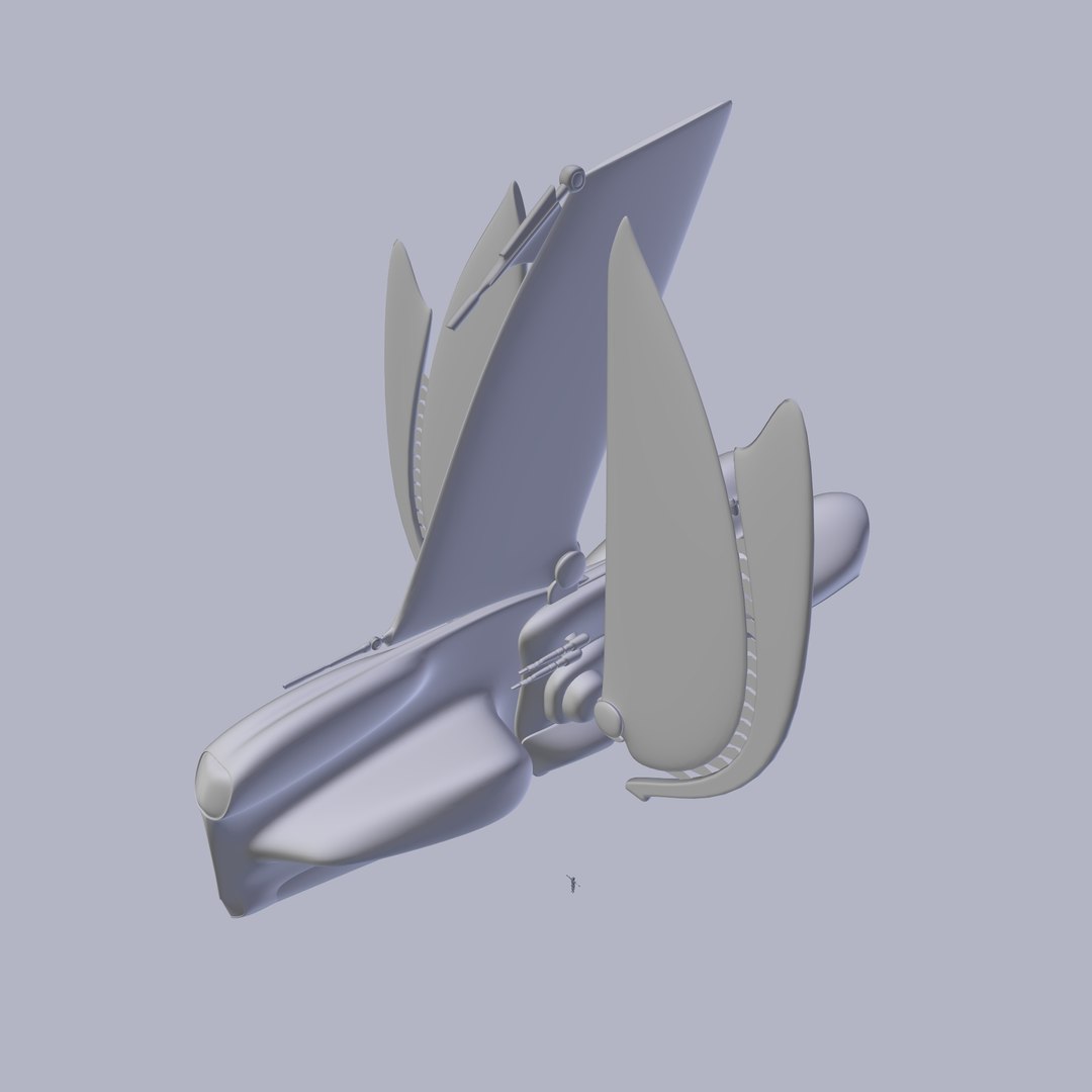 Gun Gunship 3d Model