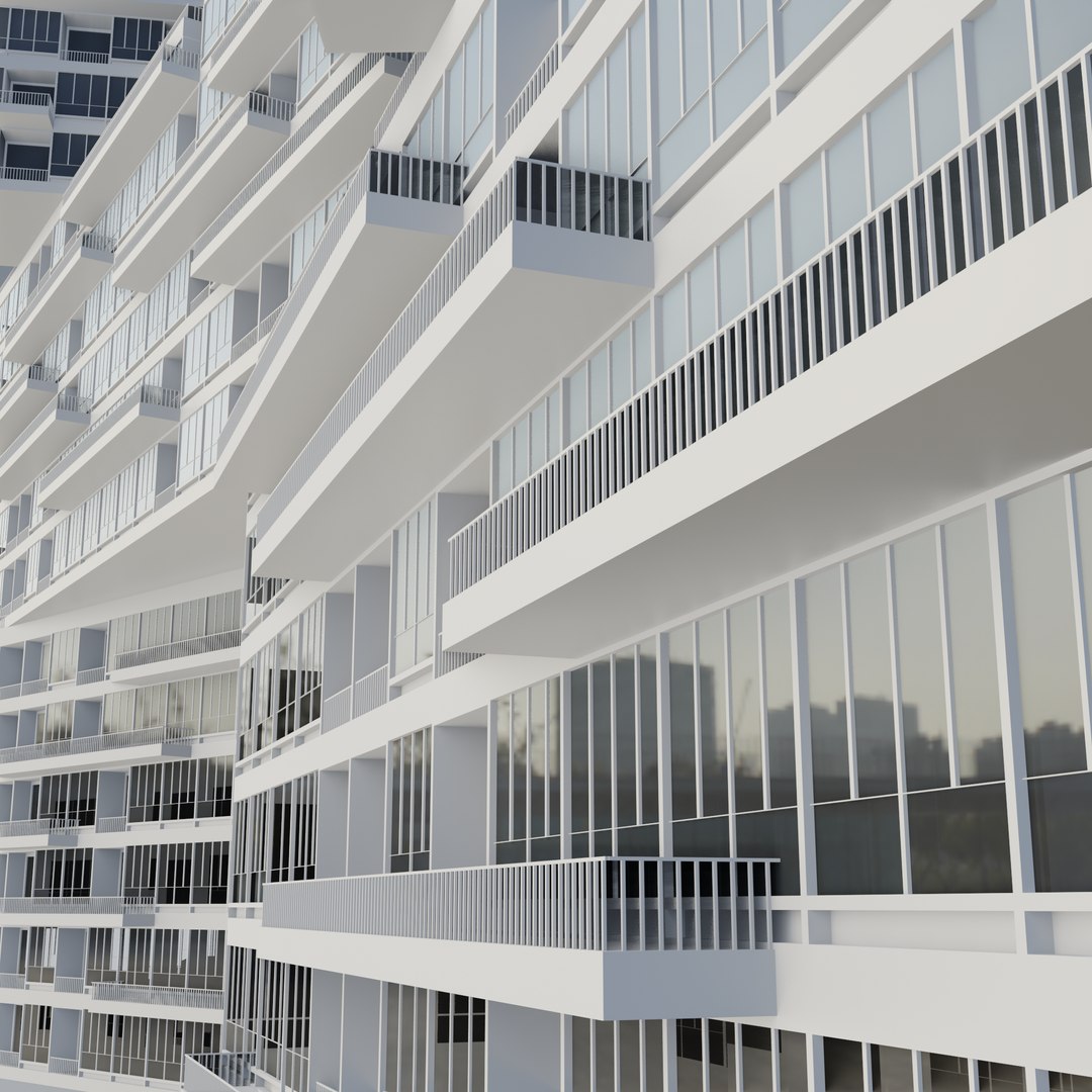Interlace Future City 3D Model - TurboSquid 1805813