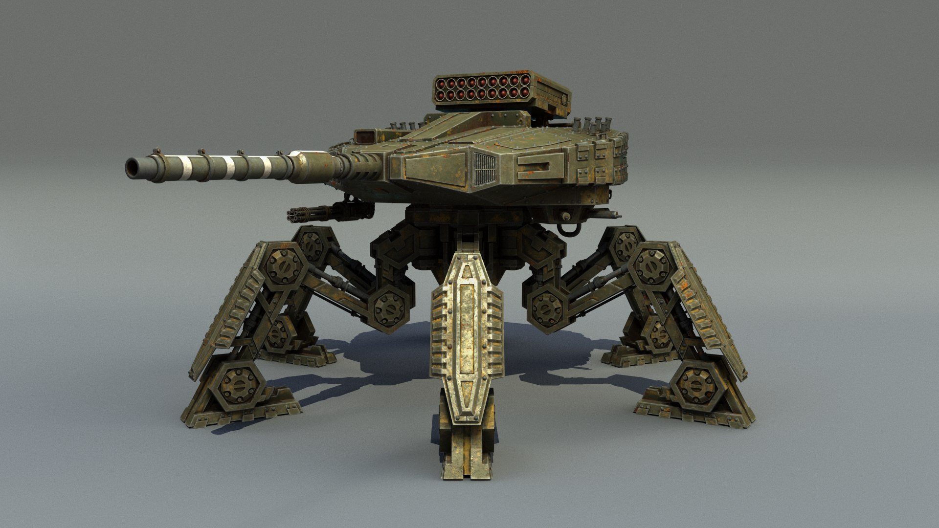 3D Tank Robot Model - TurboSquid 1413709