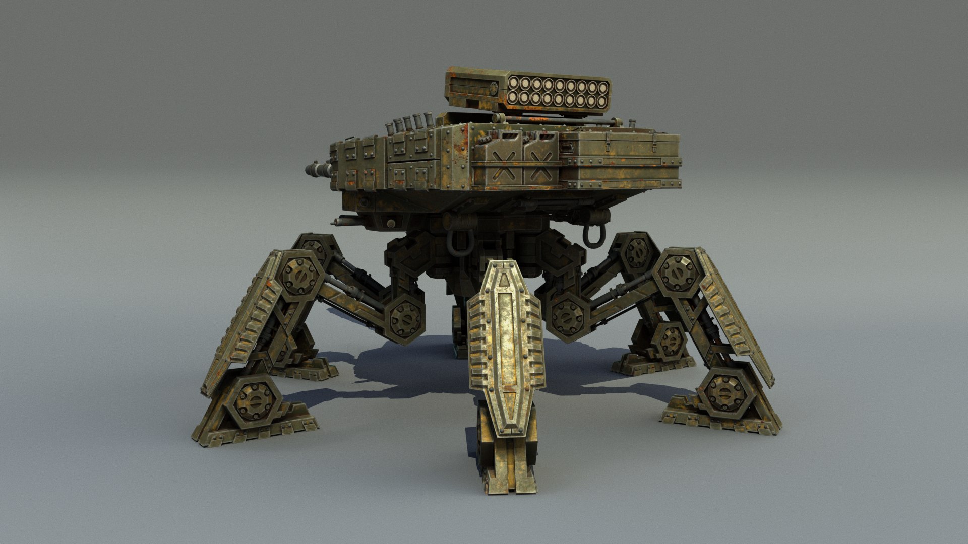 3D Tank Robot Model - TurboSquid 1413709