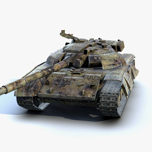 3D low-poly tank t-64 bm model - TurboSquid 1428864