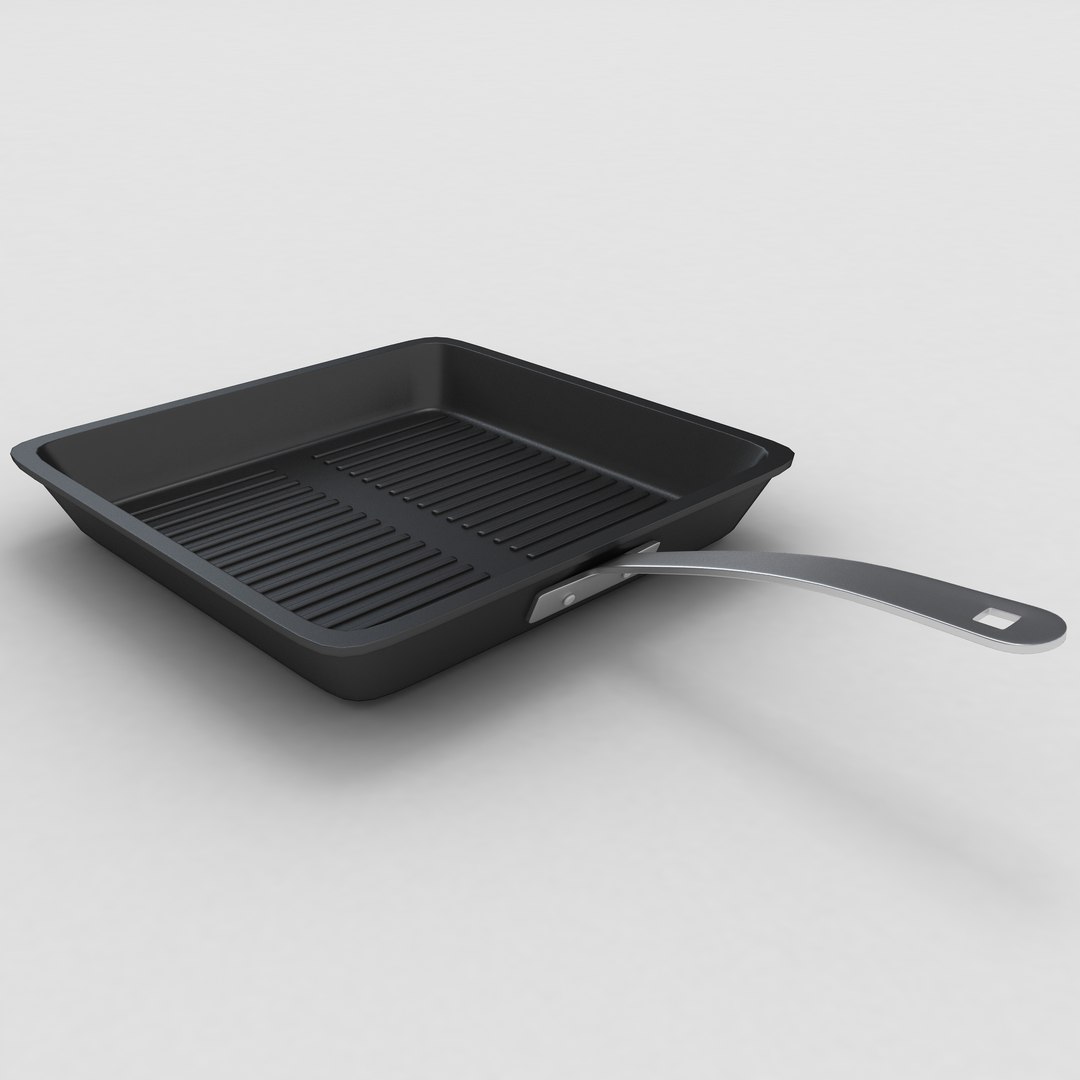 Grill Pan 3D Model - TurboSquid 1960337