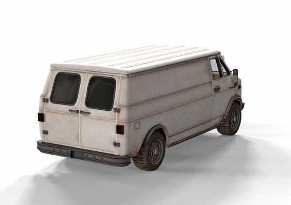 3D model low-poly old generic van - TurboSquid 1396724