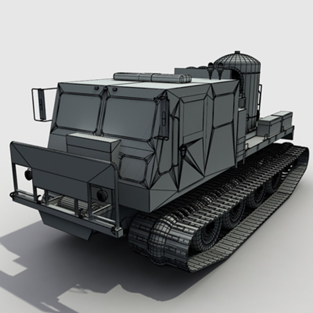 snow engine nodwell 3d model