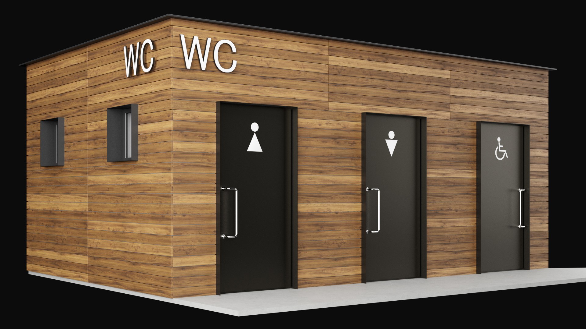 Public Toilet 3D - TurboSquid 2055450