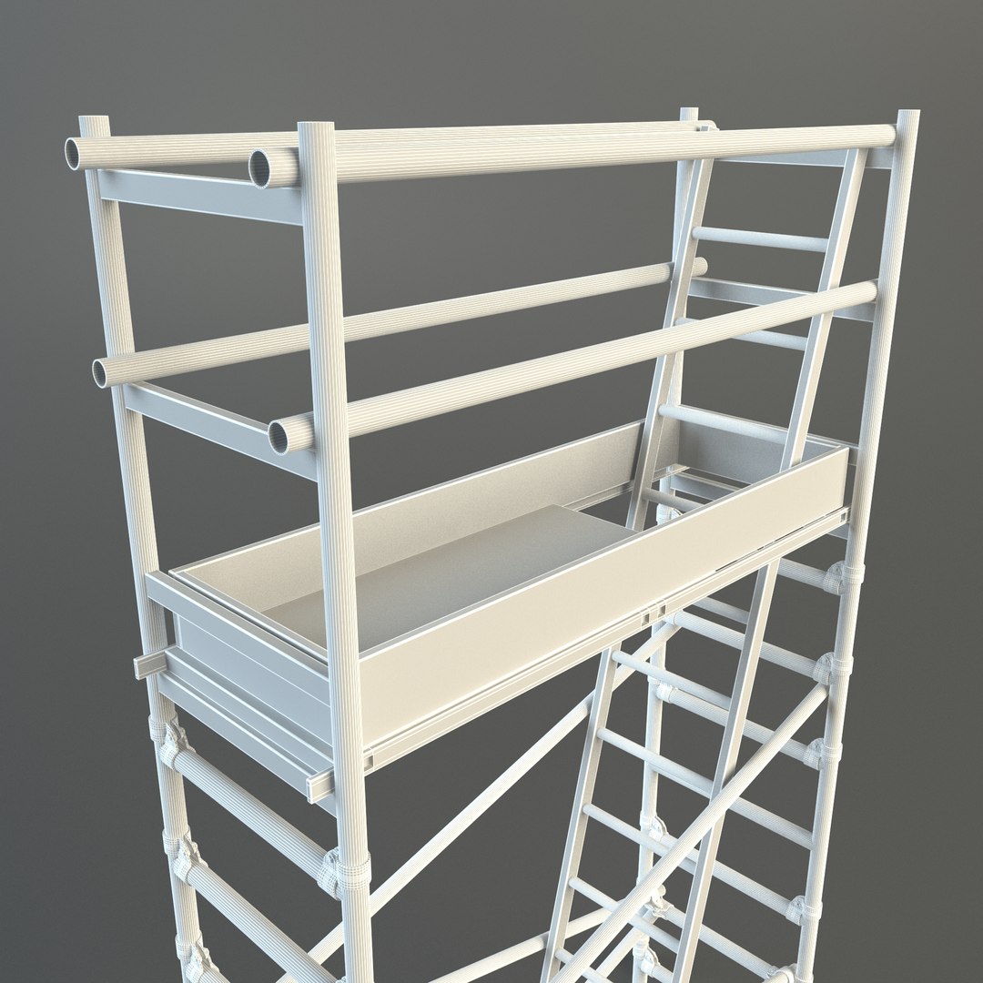 3D 2 Scaffold Towers - TurboSquid 1500877