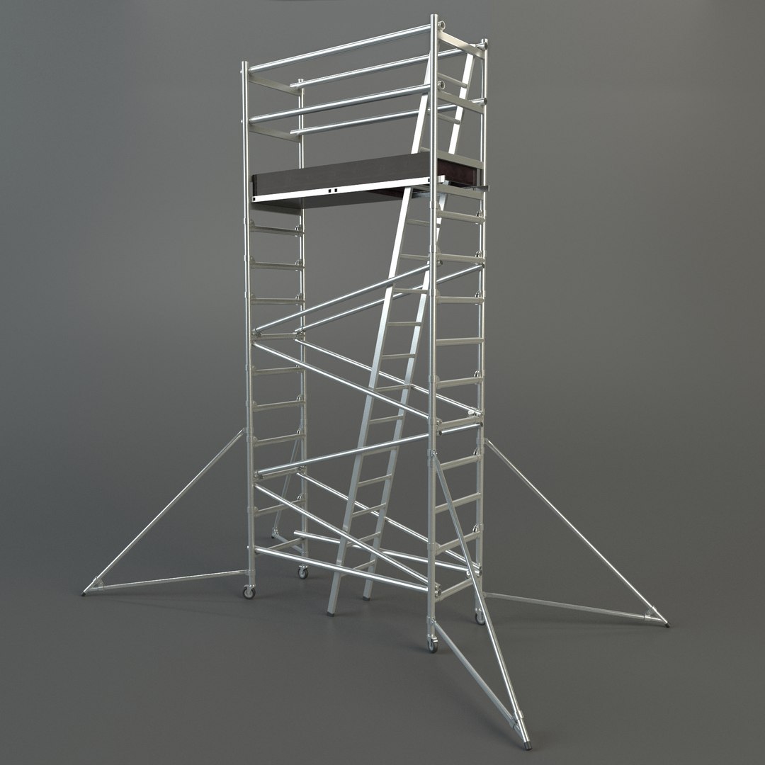 3D 2 Scaffold Towers - TurboSquid 1500877