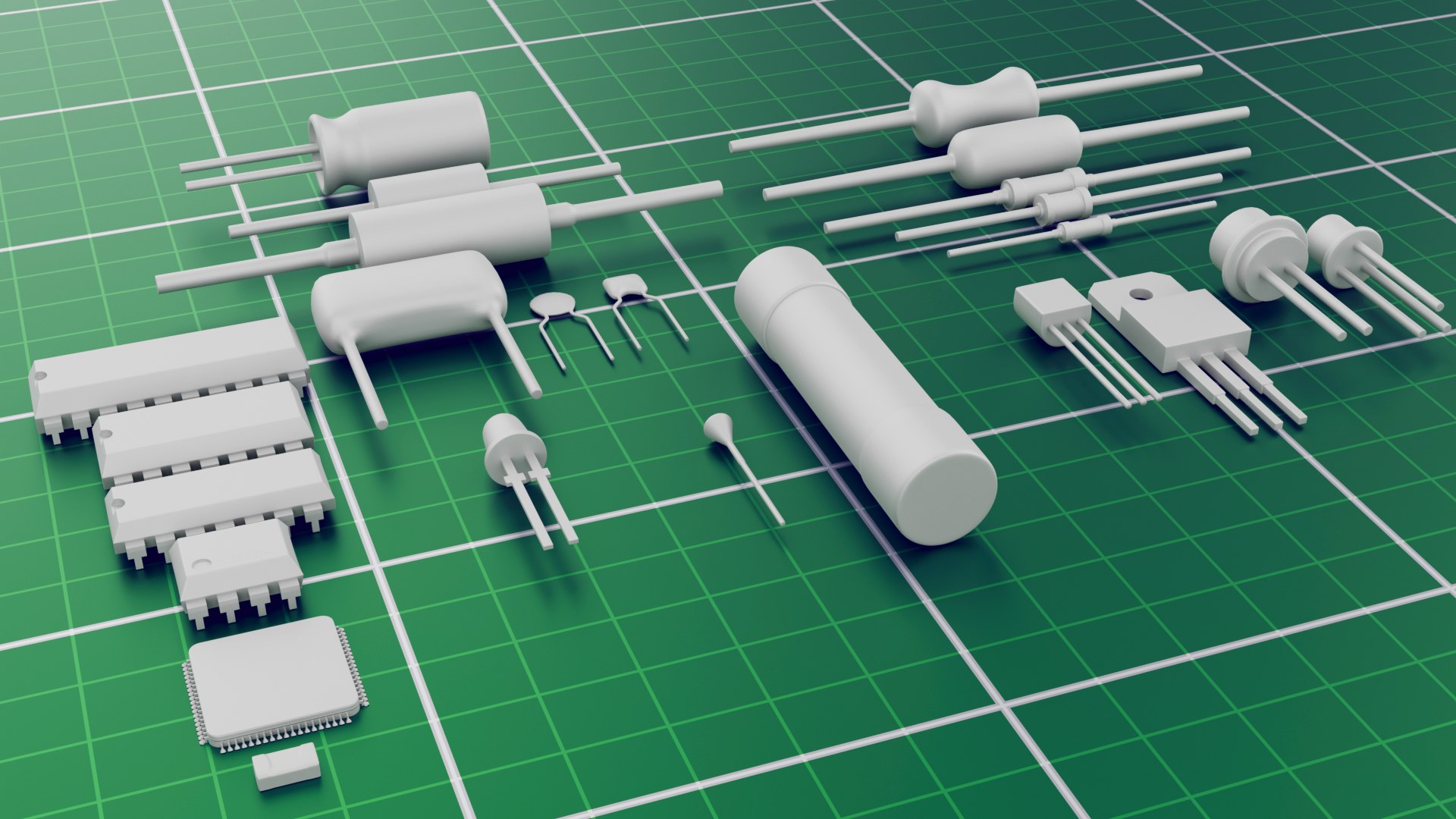 3D Electronic Components - TurboSquid 1792079
