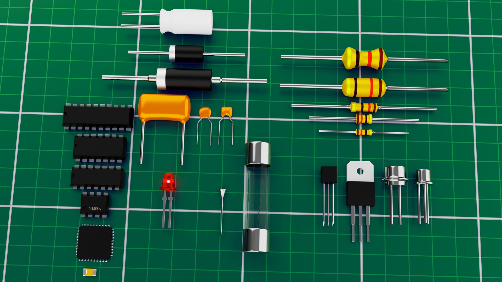 3D Electronic Components - TurboSquid 1792079