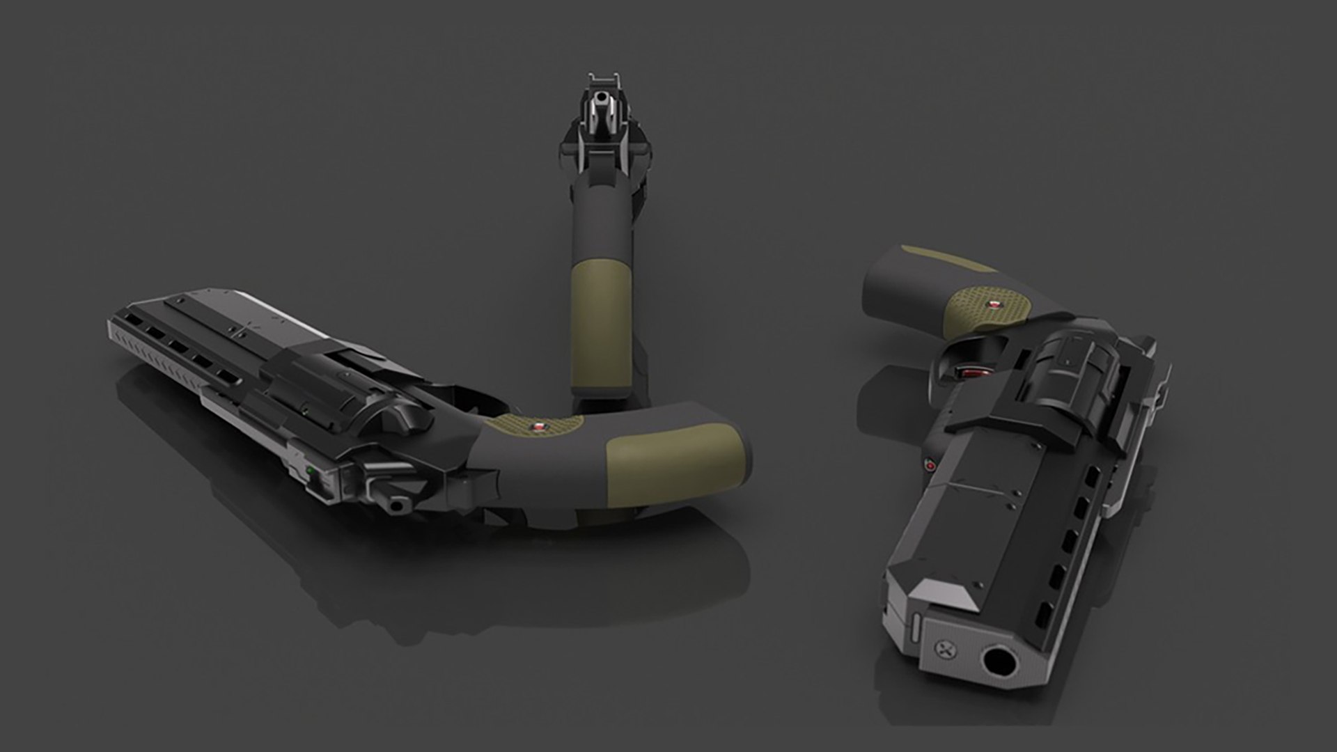 3D Model 3DWB Revolver 3D Model Ready To Print - TurboSquid 2263676