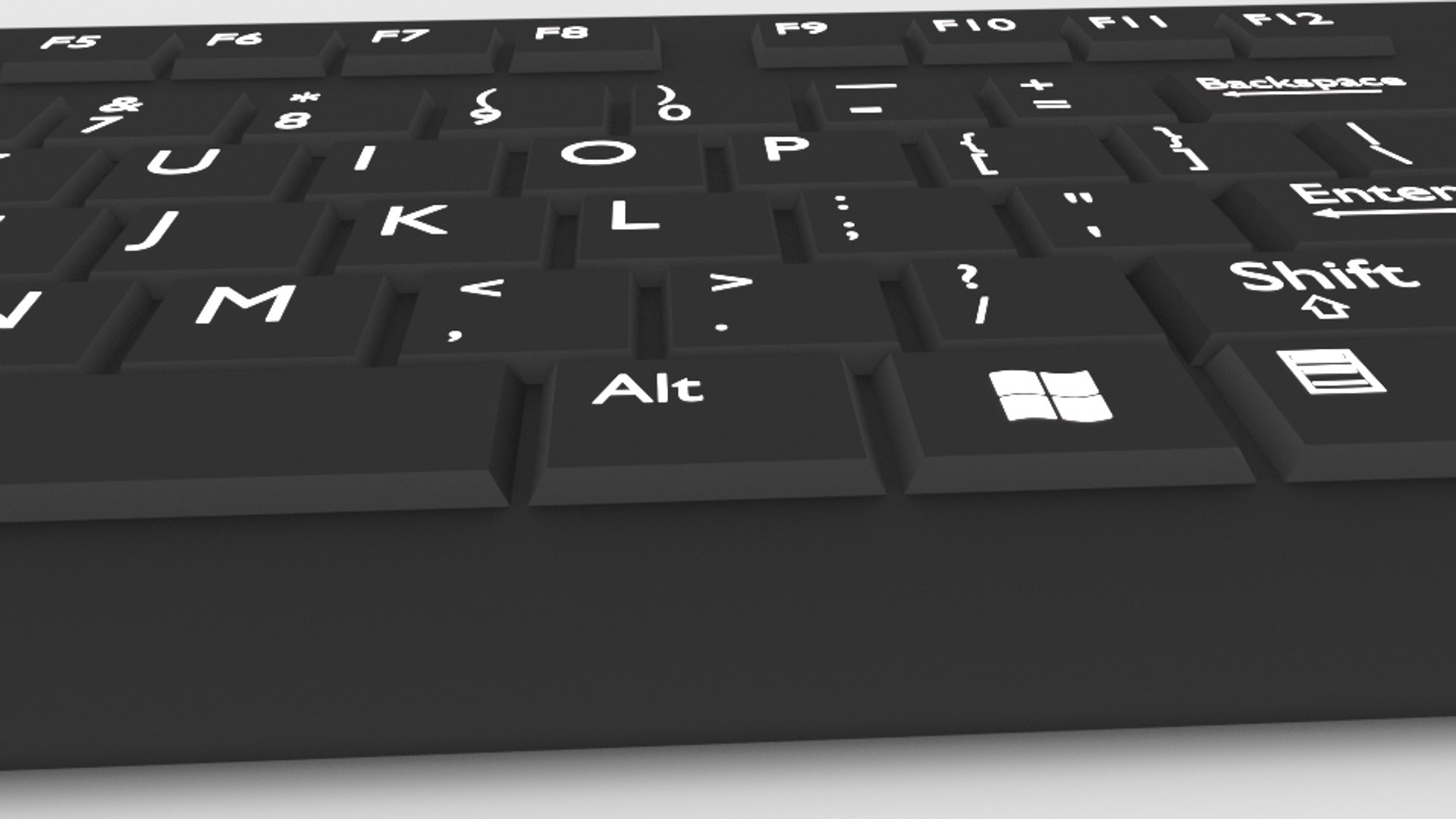 Wireless Keyboard Computer 3d 3ds