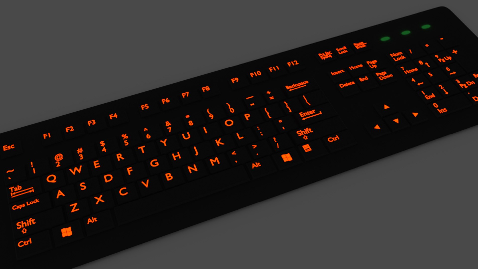 Wireless Keyboard Computer 3d 3ds