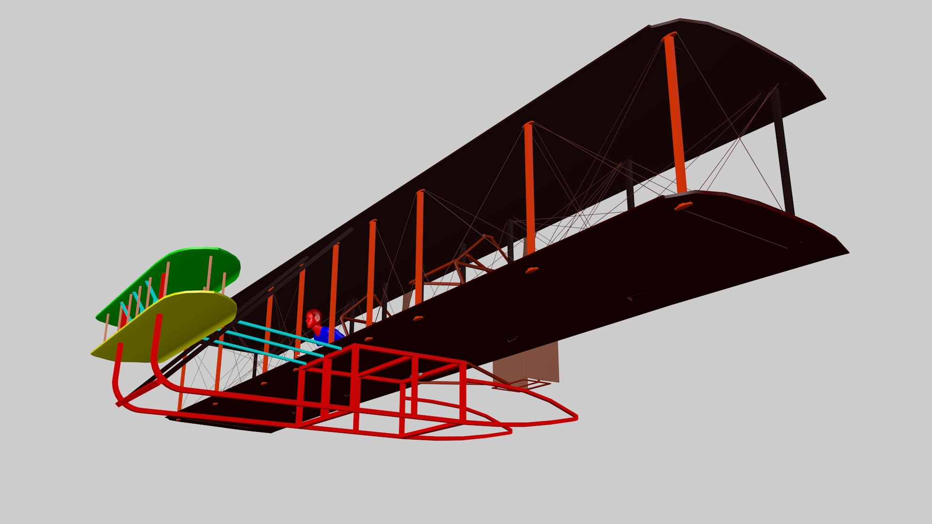 WRIGHT FLYER Model - TurboSquid 2085970