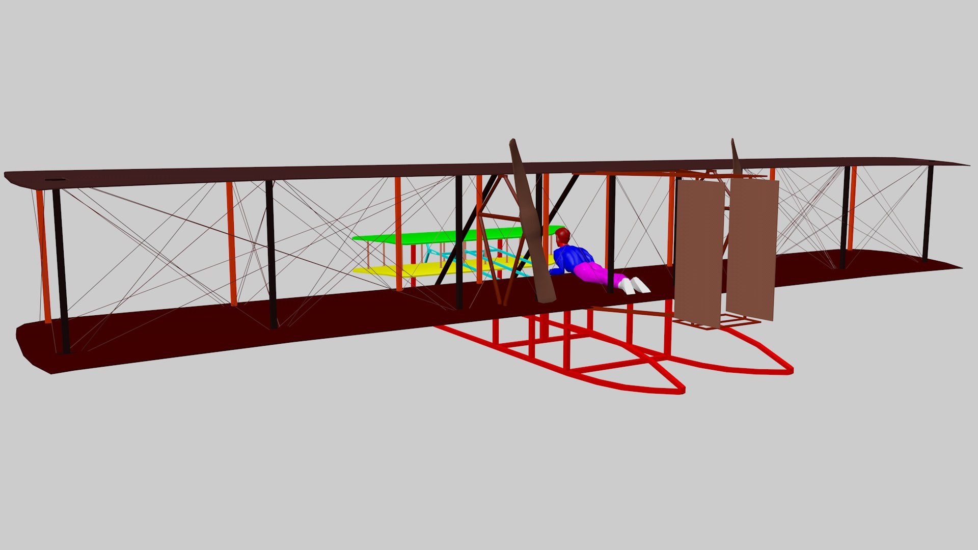 WRIGHT FLYER Model - TurboSquid 2085970