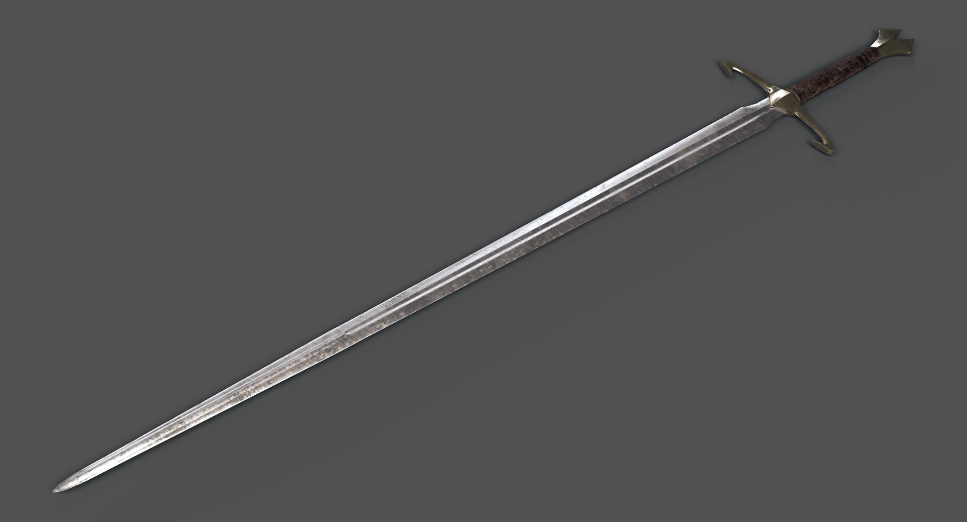 3D Handed Sword Blade Model - TurboSquid 1152219