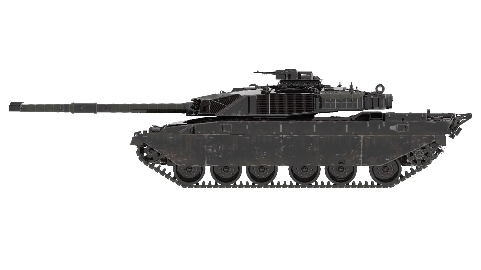 3D model challenger 1 - TurboSquid 1310392