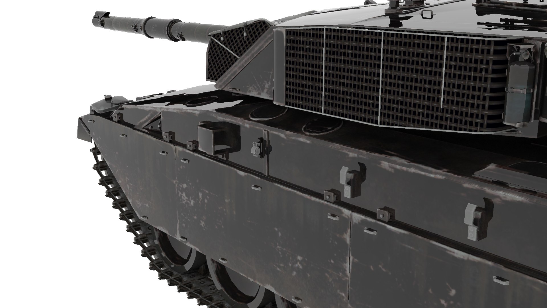 3D model challenger 1 - TurboSquid 1310392