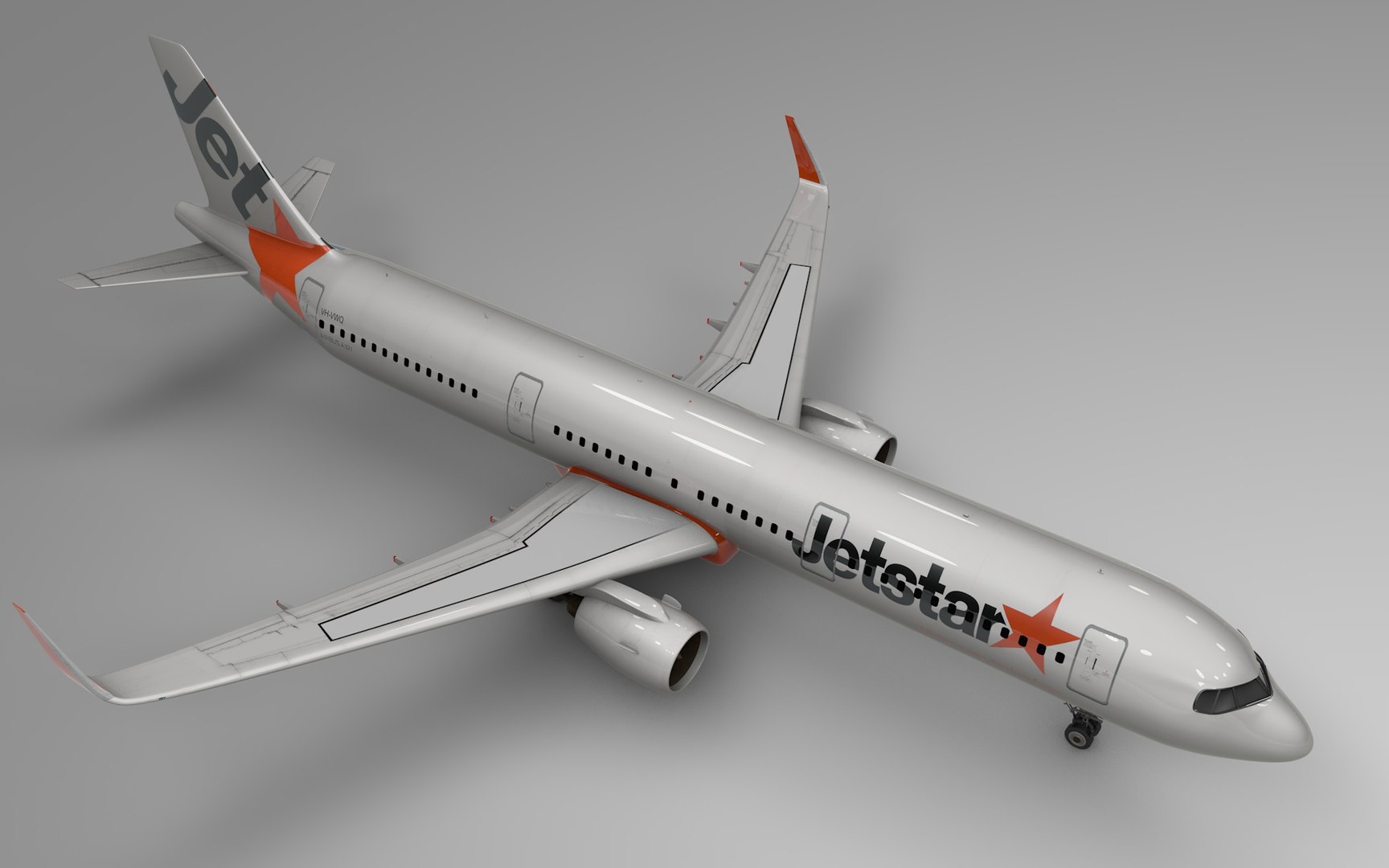 A321 Neo Jetstar Airways 3D Model - TurboSquid 1635707