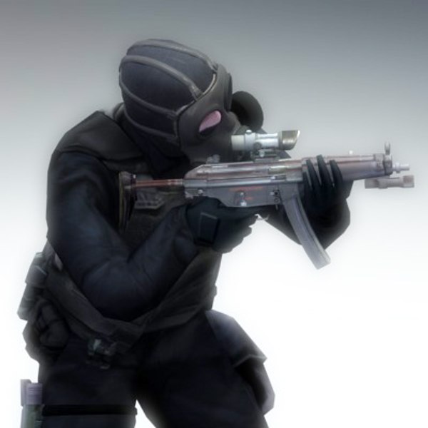 3d model of 12 military soldier combat