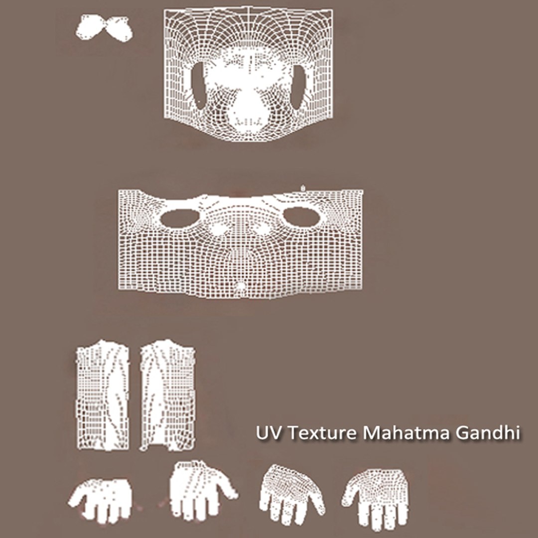 Maya Mahatma Gandhi Animation