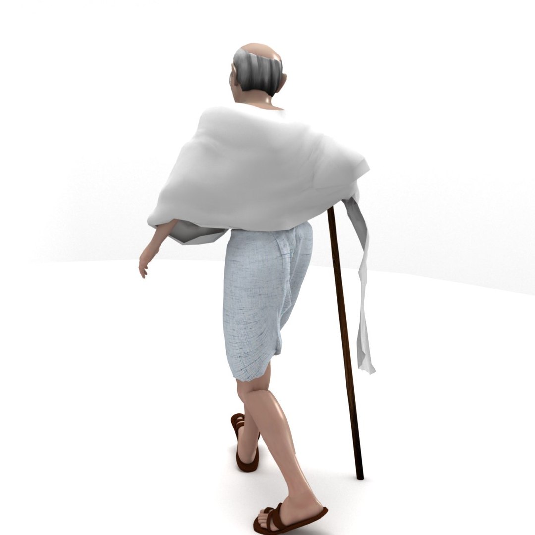 Maya Mahatma Gandhi Animation