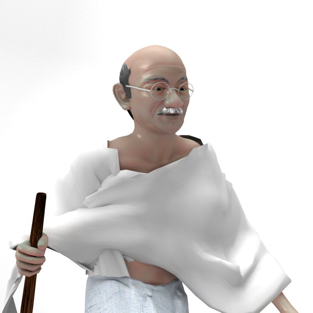 Maya Mahatma Gandhi Animation