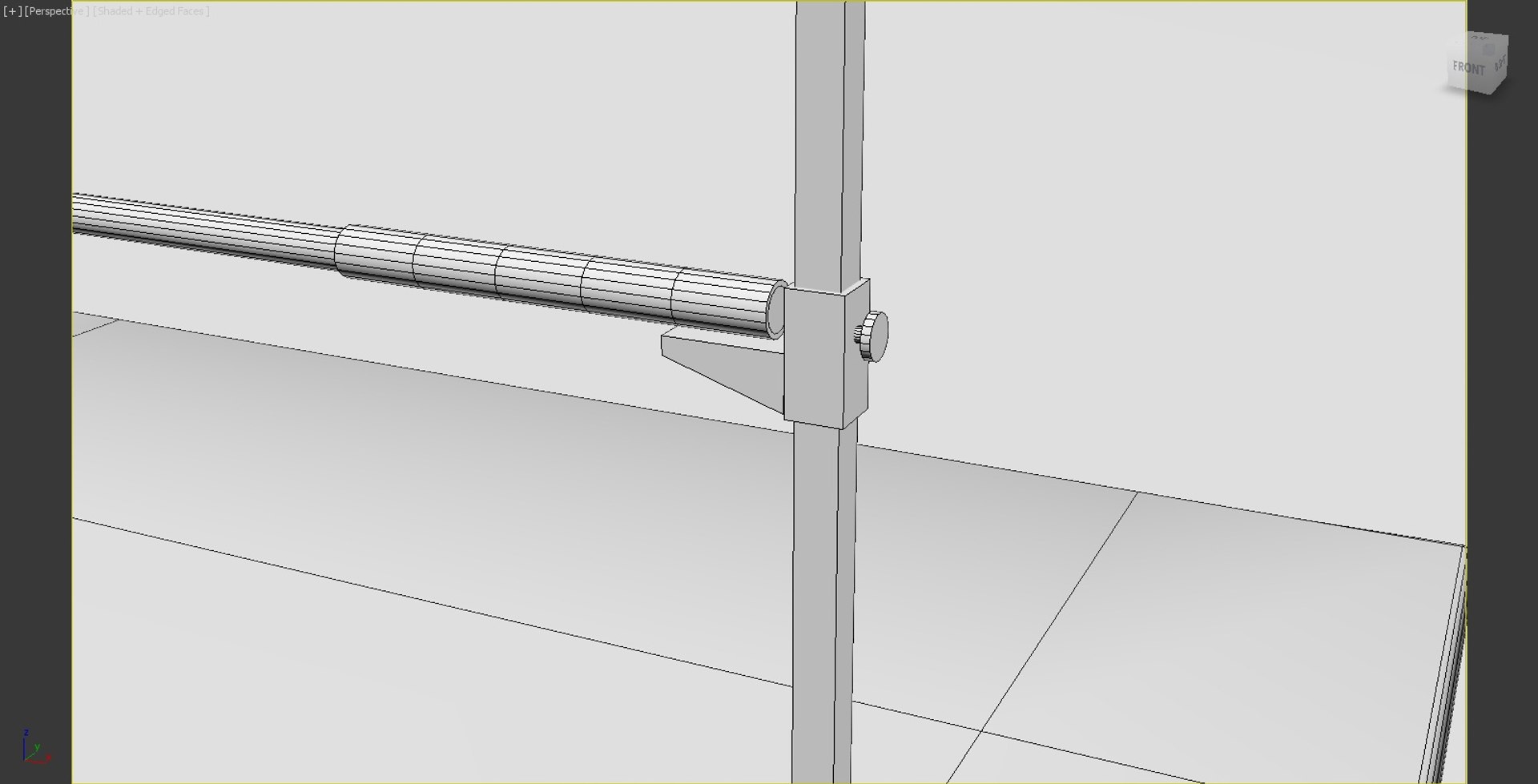 3d Model Athletics Jump