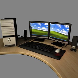 Desktop Computer 3D Models for Download | TurboSquid