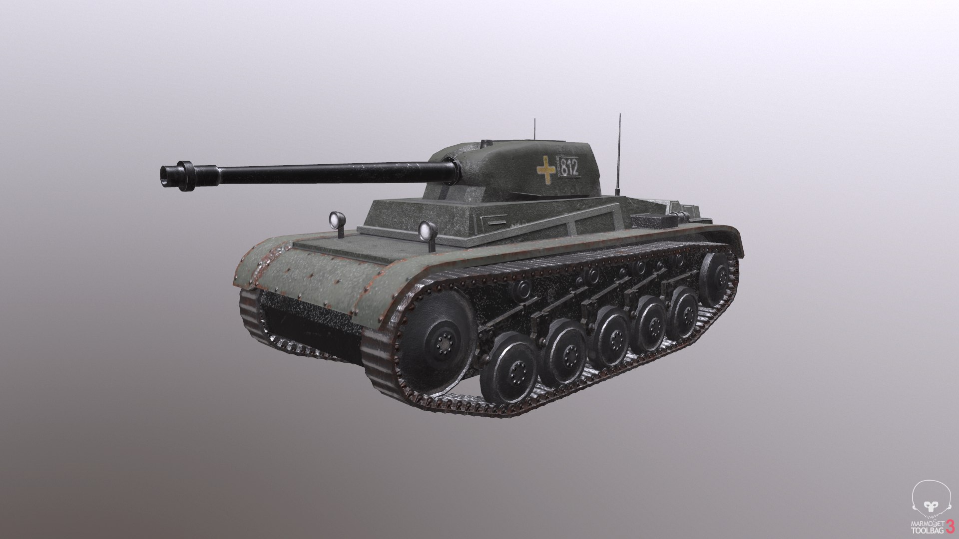 3D tank ww2 - TurboSquid 1224320