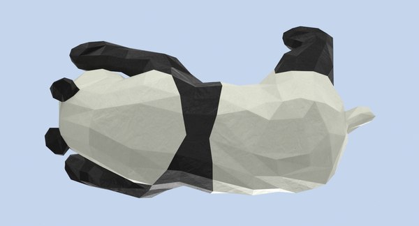 3D panda---rolling model - TurboSquid 1223677