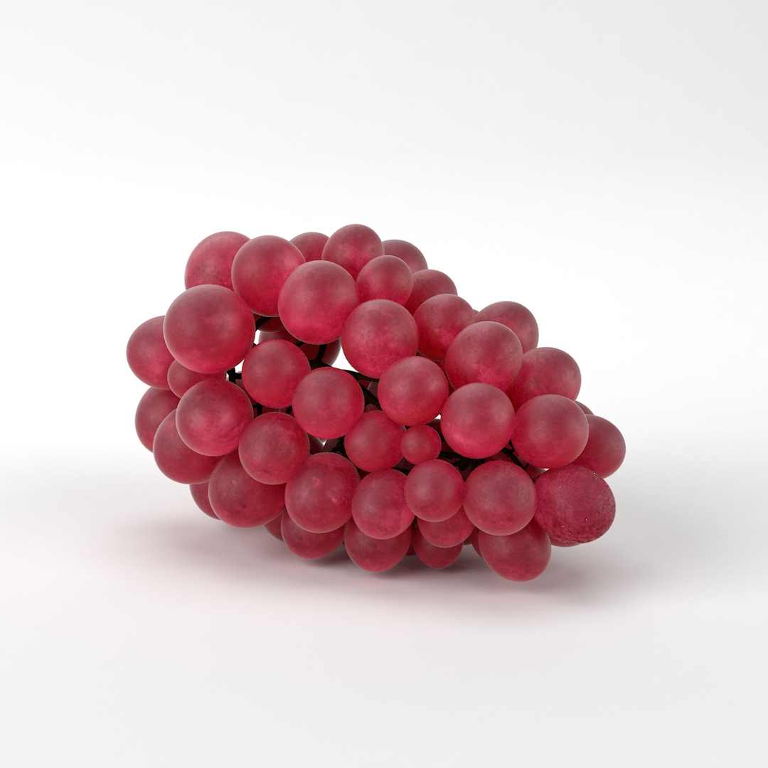 Grapes Realistic 3D Model - TurboSquid 1486415