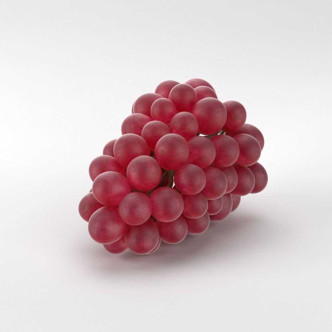 Grapes Realistic 3D Model - TurboSquid 1486415