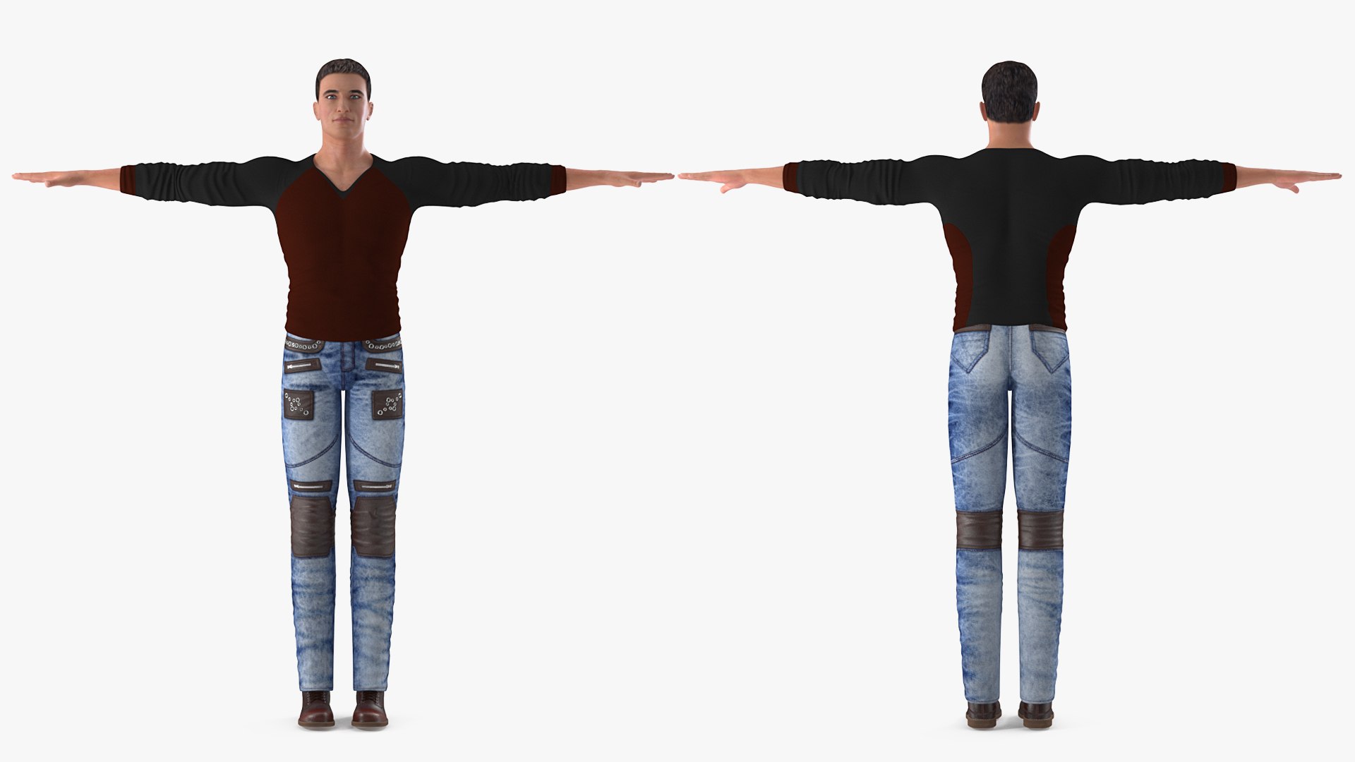 Man Urban Style Clothing 3D - TurboSquid 1521248