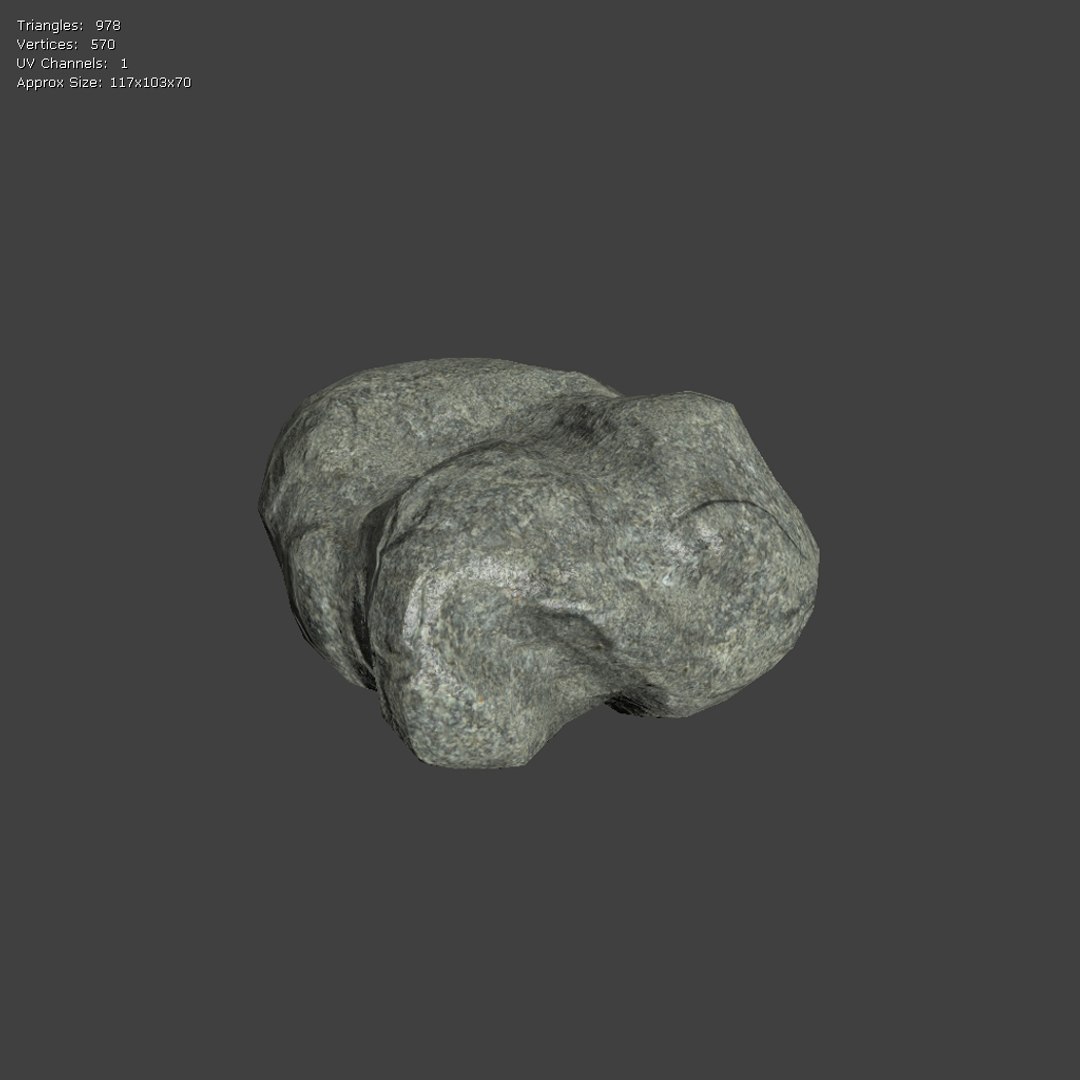 Generic Rocks Pack 3d Obj