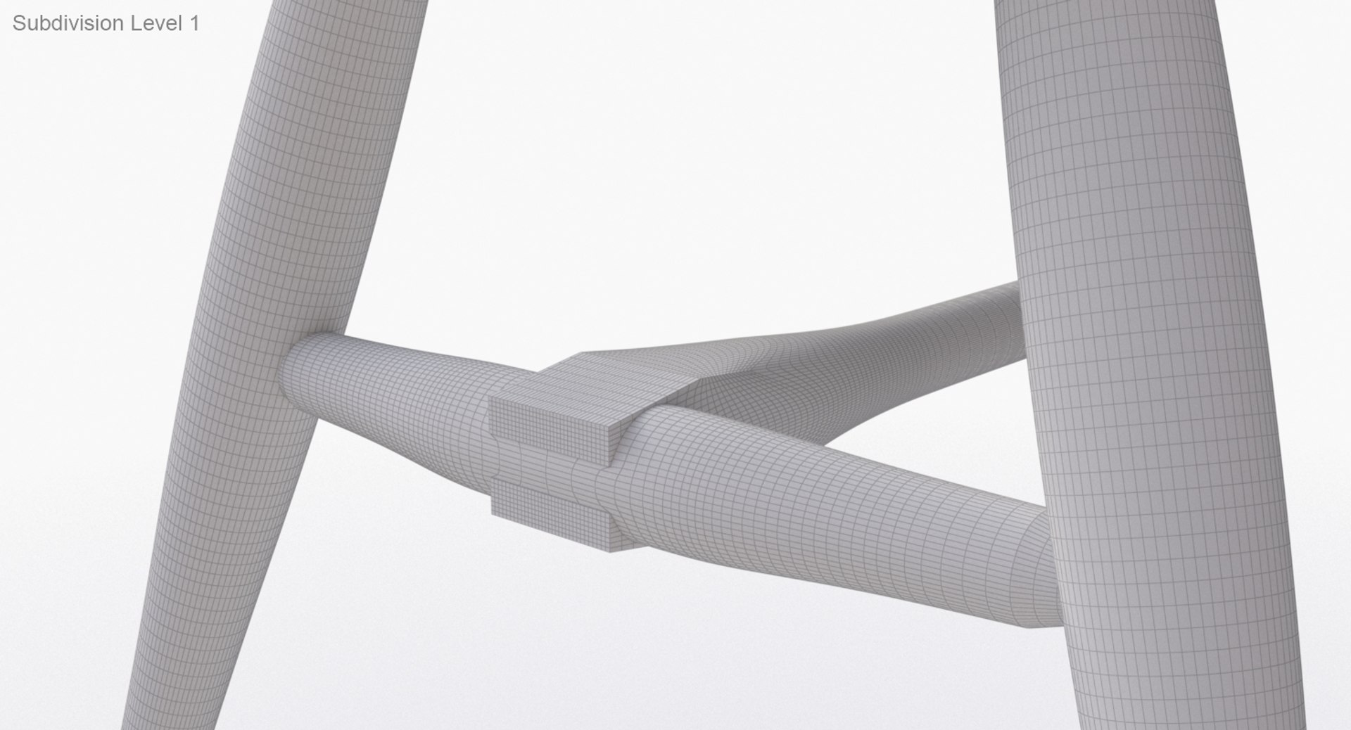 3d Model Of Bddw Milking Stool