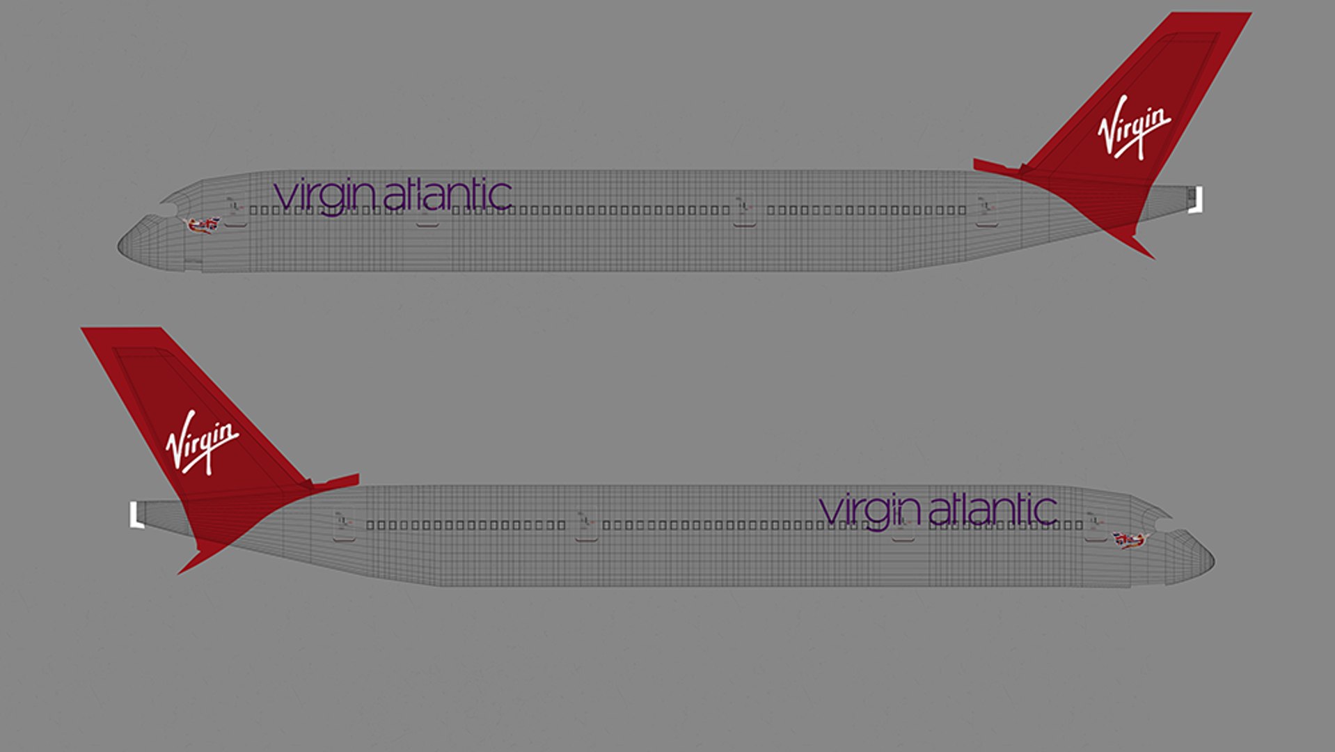 Airbus A350-900 Virgin Atlantic 3D Model - TurboSquid 1428612