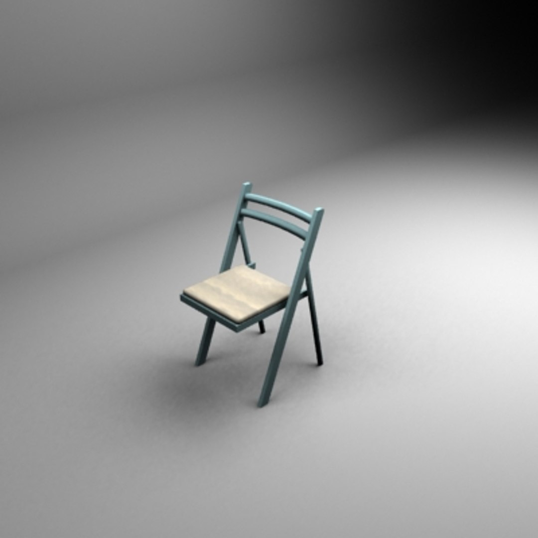 wooden chair 3d model