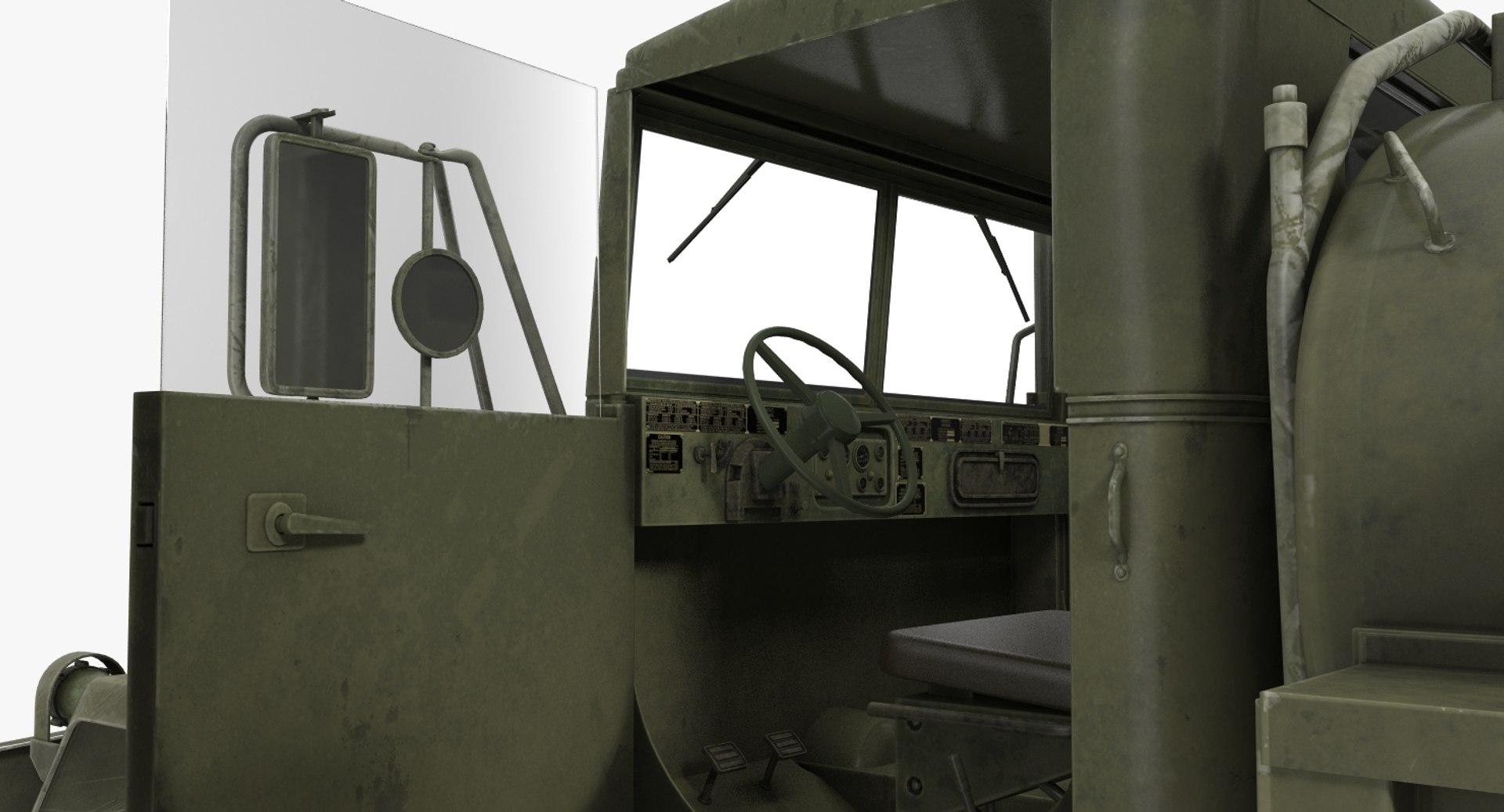 3d army fuel tank truck model