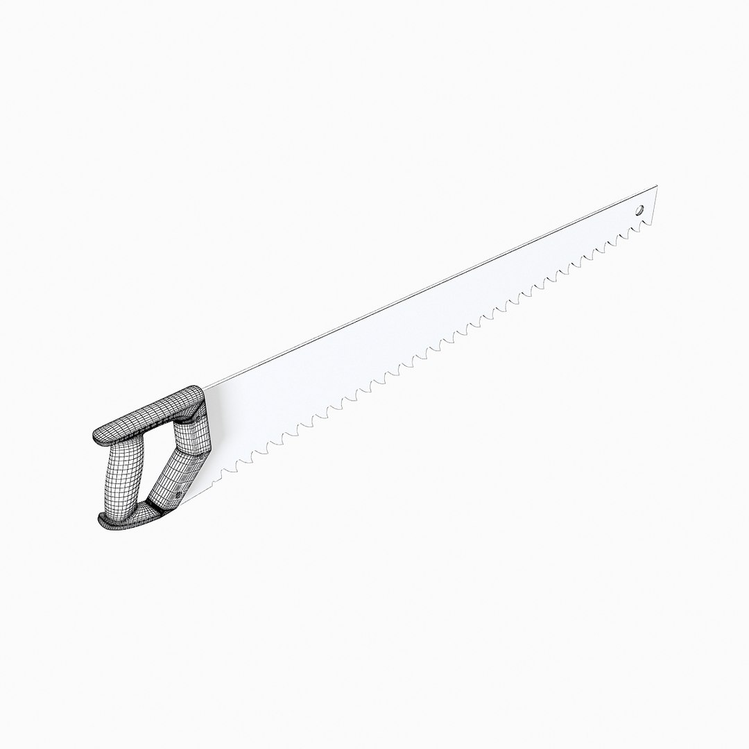 hand saw 3d model