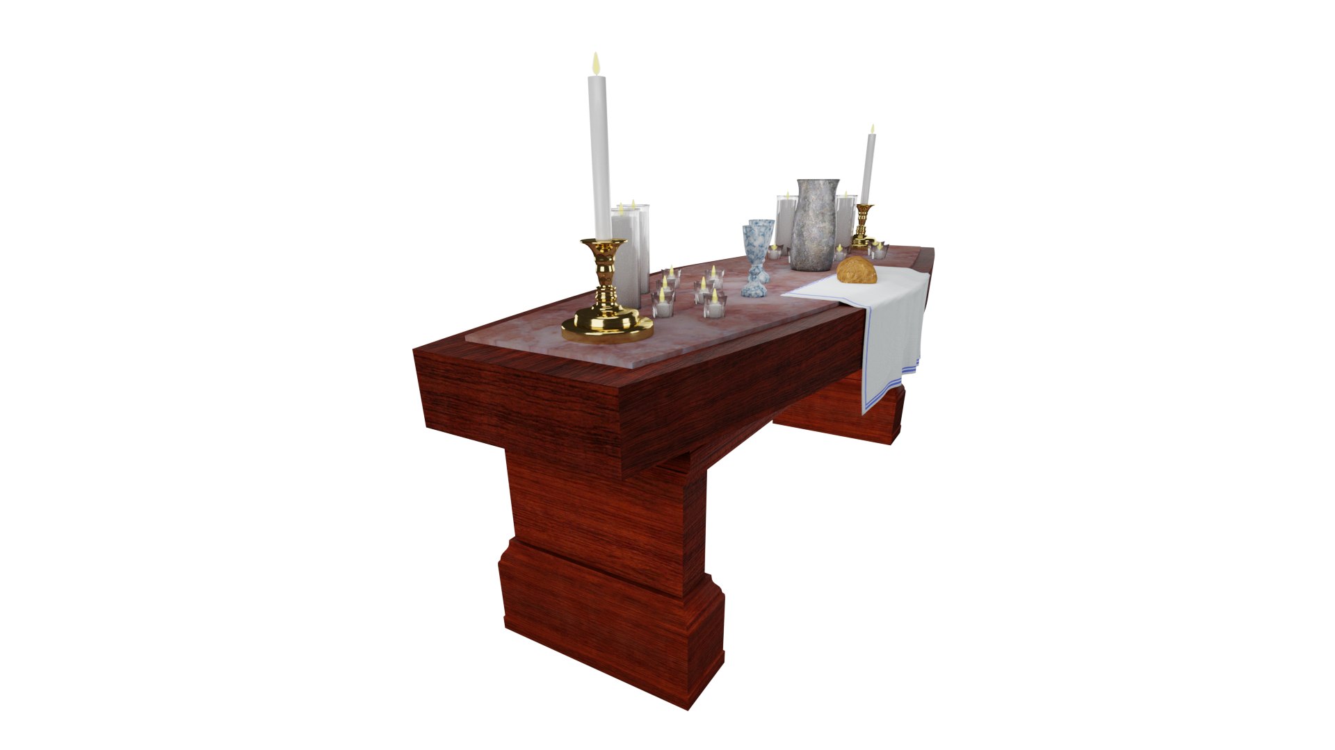 Church Communion Table 3D - TurboSquid 1478097