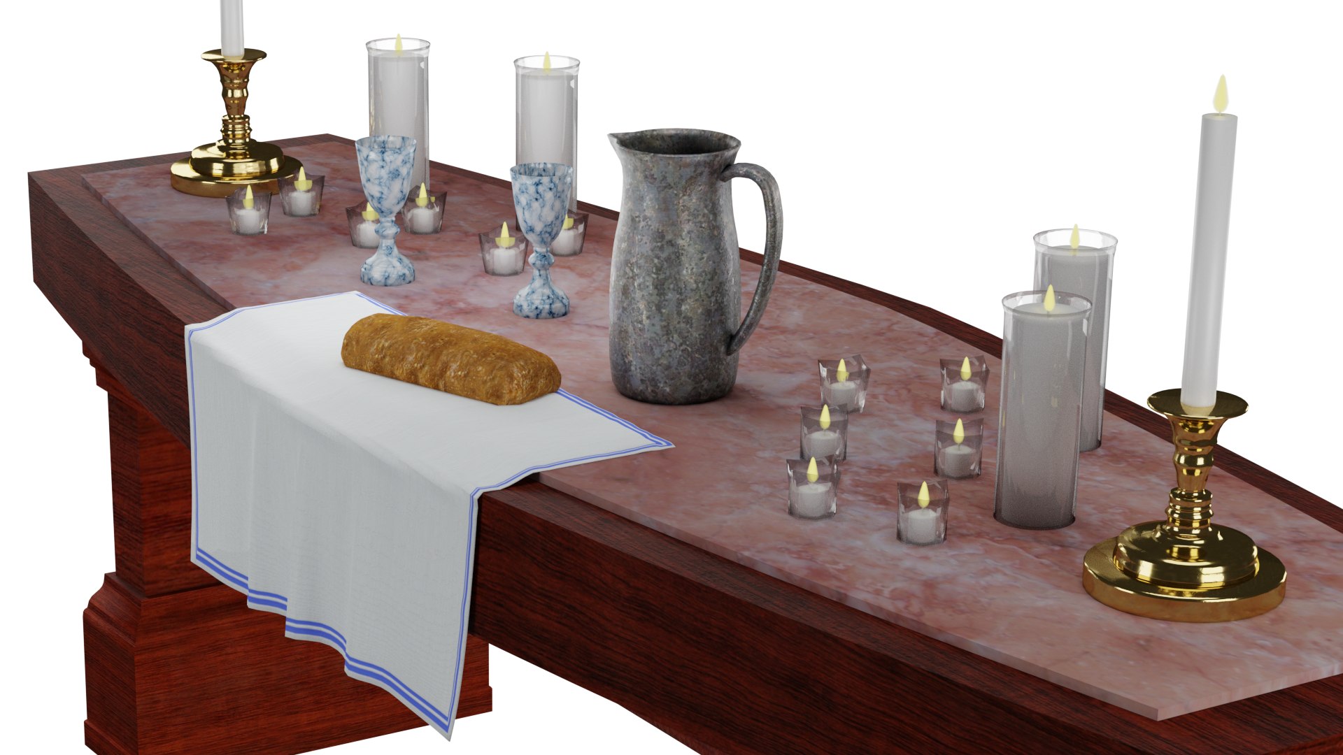 Church Communion Table 3D - TurboSquid 1478097