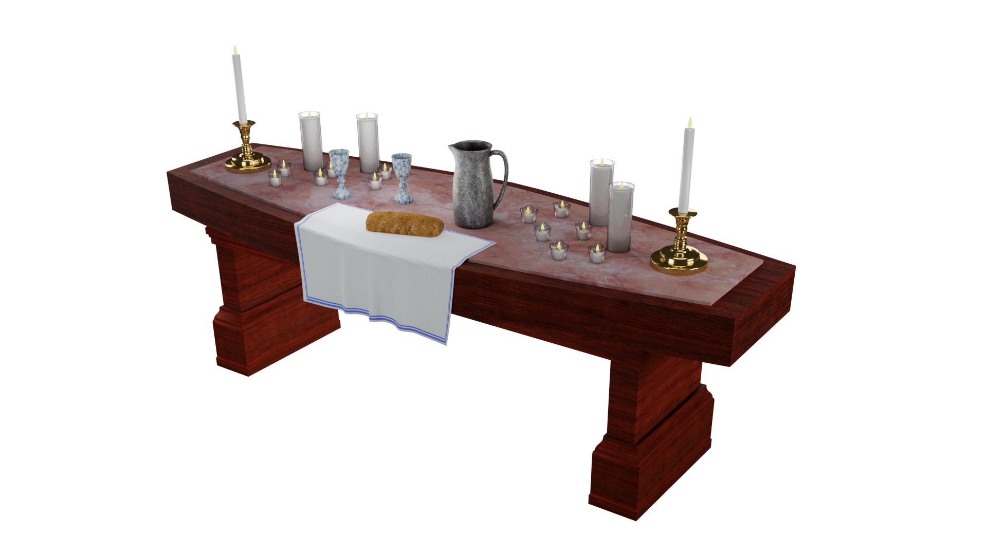 Church Communion Table 3D - TurboSquid 1478097
