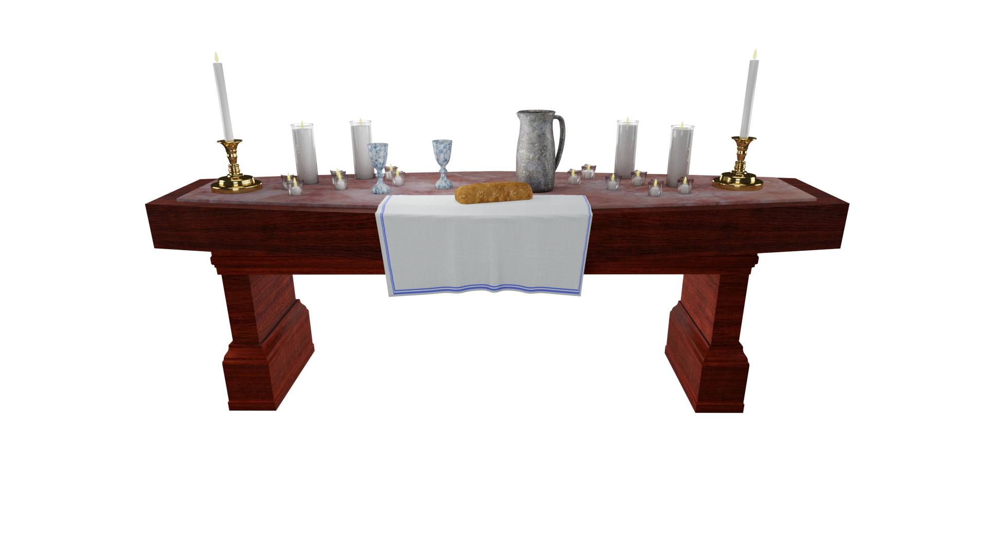 Church Communion Table 3D - TurboSquid 1478097