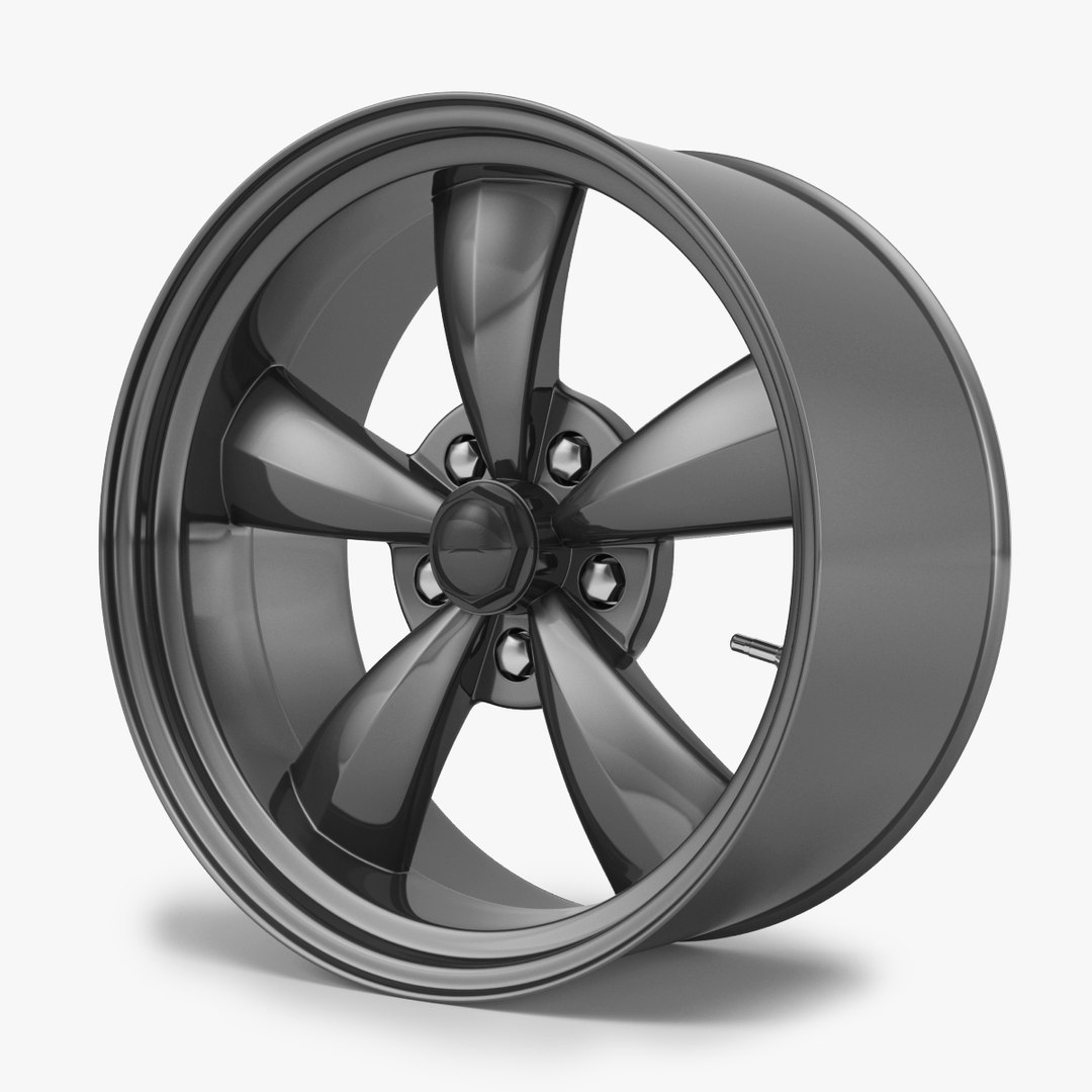 3d Wheel Rim Mustang Model