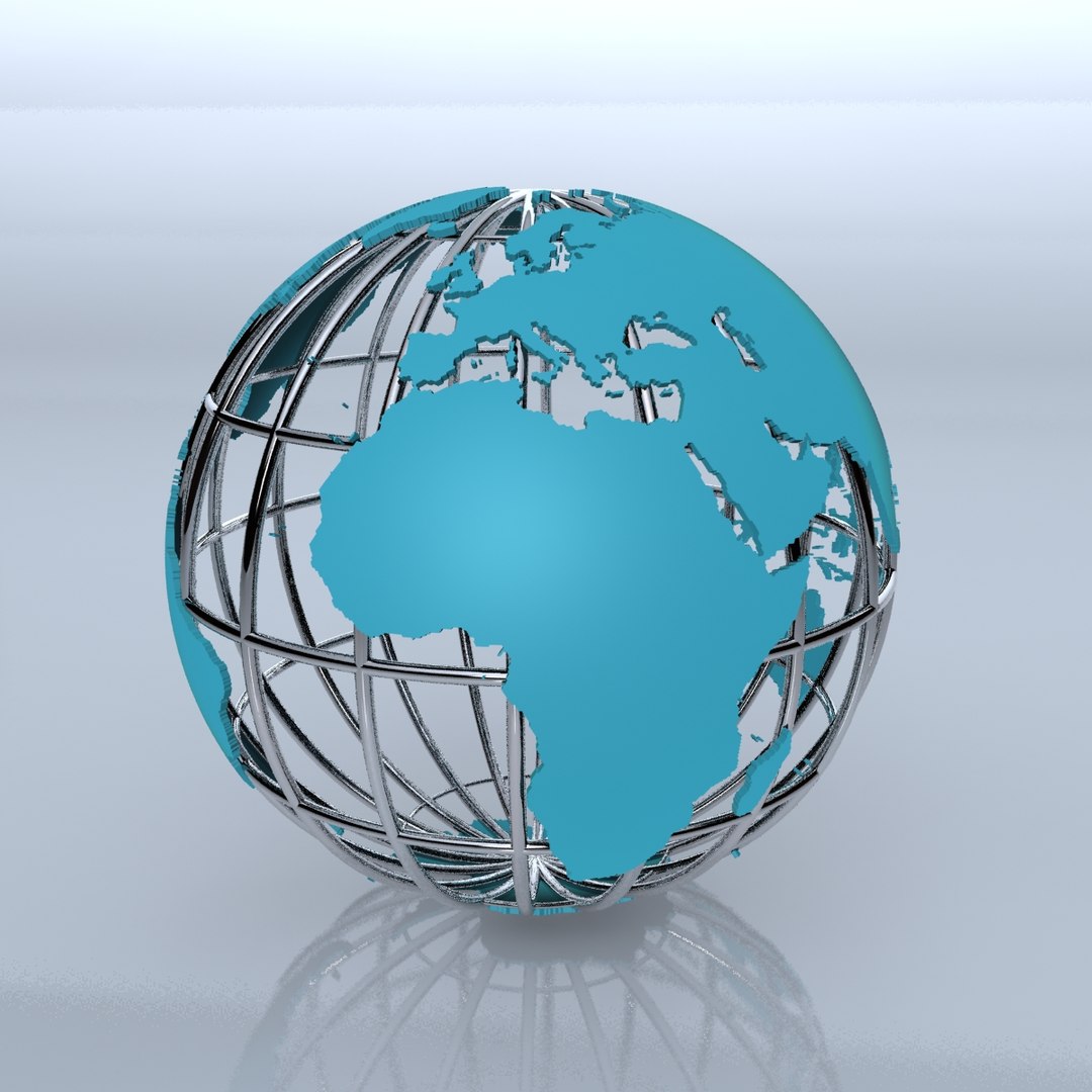 3d Model Globe Earth