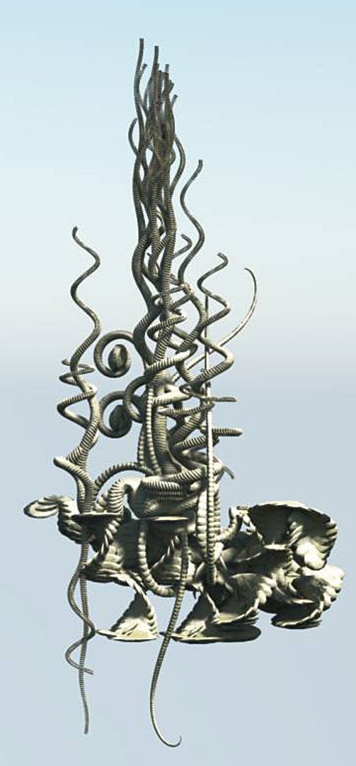 3D Alien Plant - TurboSquid 1165763