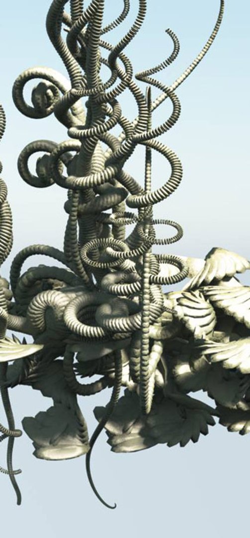 3D Alien Plant - TurboSquid 1165763